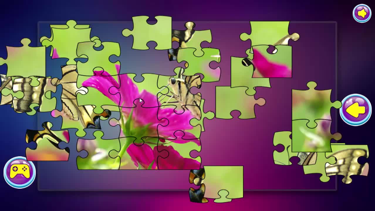 Video Hướng dẫn chơi game Ghép hình bươm bướm - Game Vui - Game Vui