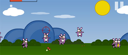 Game Bắn thỏ - Rabid Rabbits - Game Vui