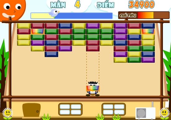 Game Nhanh tay xếp gạch - Game Vui