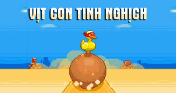 Game Vịt con tinh nghịch - Desert Roll - Game Vui