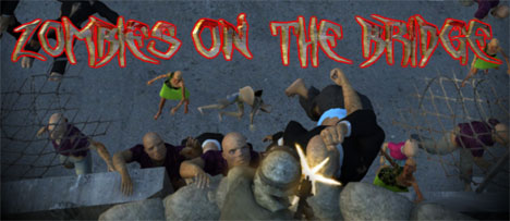 Game Diệt zombie trên cầu - Zombies On The Bridge - Game Vui