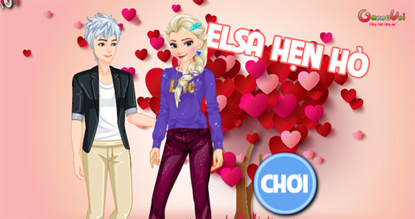 Game Elsa hẹn hò - Elsa Hot Date - Game Vui