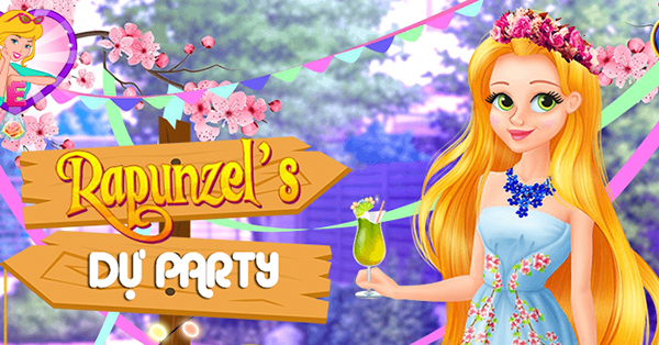 Game Rapunzel dự Party - Rapunzels Secret Garden - Game Vui