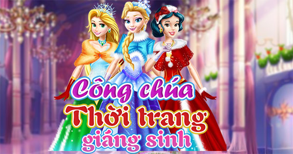 Game Công chúa: Thời trang giáng sinh - Princess Party At The Castle ...