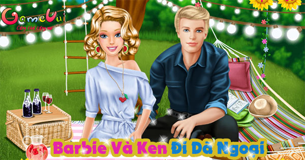 Game Barbie và Ken đi dã ngoại - Barbie's Picnic With Ken - Game Vui