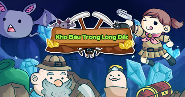Game Kho báu trong lòng đất - Miner's Adventure - Game Vui