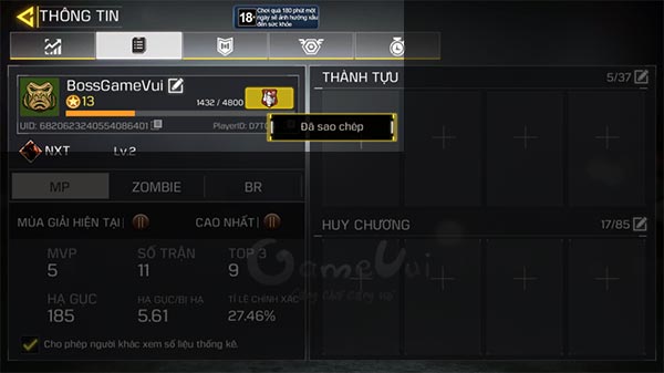 Giftcode tân thủ game Call of Duty Mobile VN và cách nhập mã