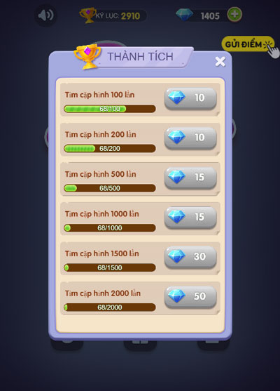 Game Nhanh tay tìm hình - Game Vui