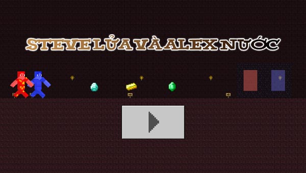 Game Steve lửa và Alex nước - Game Vui
