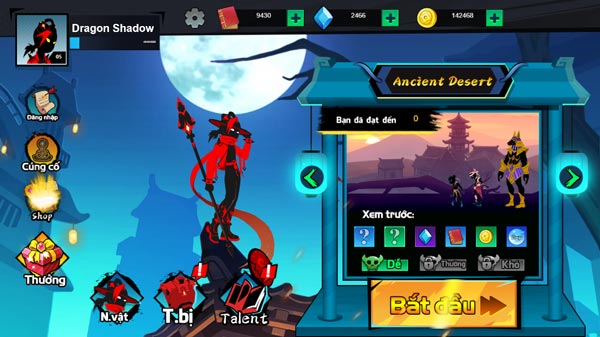 Game Huyền thoại Ninja Stickman - Game Vui