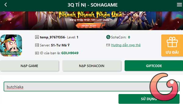 Tổng Hợp Code 3q Tí Nị Mới Nhất Tháng 1 2025 Gamevui Vn