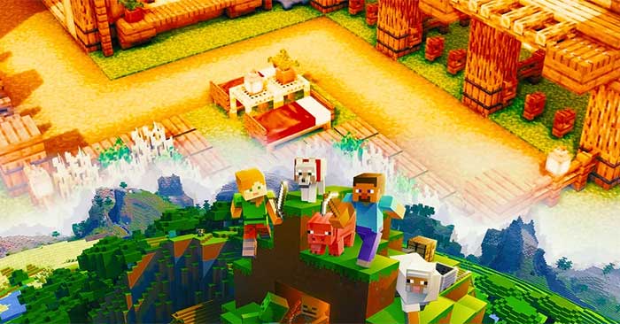 12 nông trại mà bạn nên xây trong Minecraft - GameVui.vn