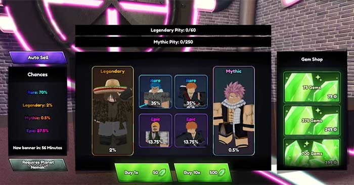 Xếp hạng nhân vật Anime Last Stand theo Meta mới nhất - GameVui.vn