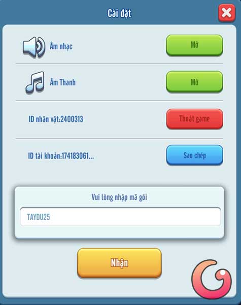 Tổng hợp code Đại Loạn Đấu Tây Du mới nhất tháng 10/2025 - GameVui.vn