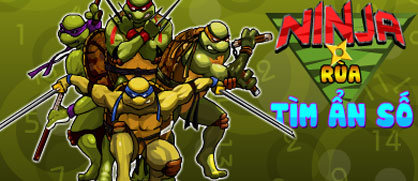 Game Ninja rùa tìm ẩn số - Ninja Turtles Hidden Numbers - Game Vui